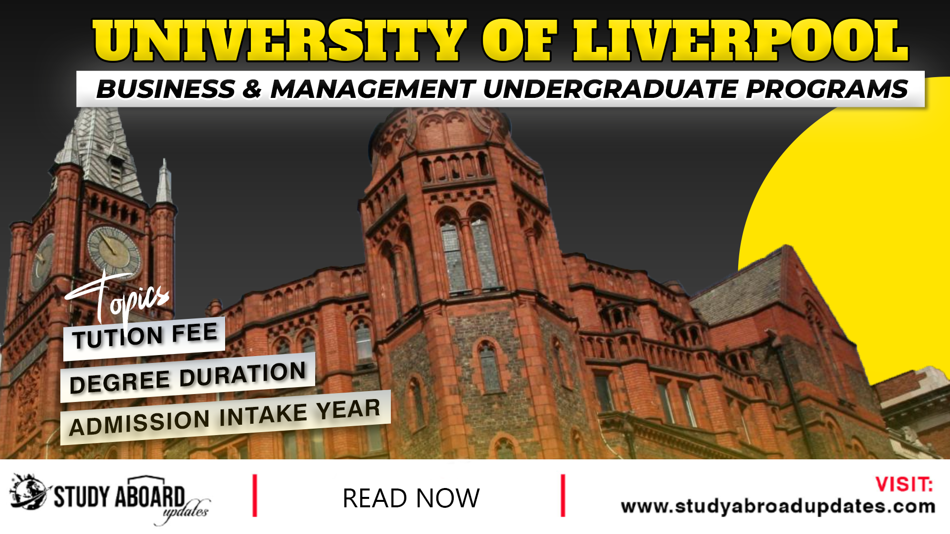 University of Liverpool Business & Management Undergraduate Programs