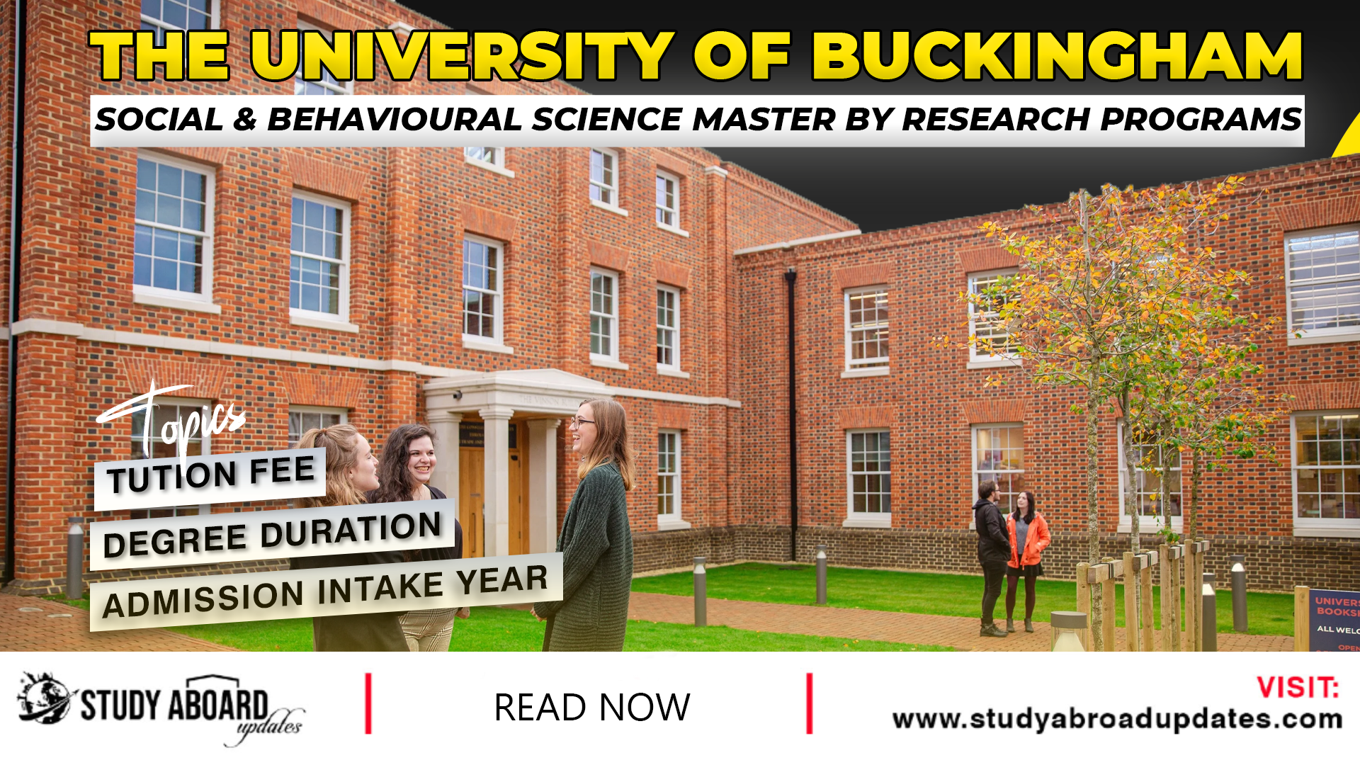 The University of Buckingham Social & Behavioural Science Master by ...