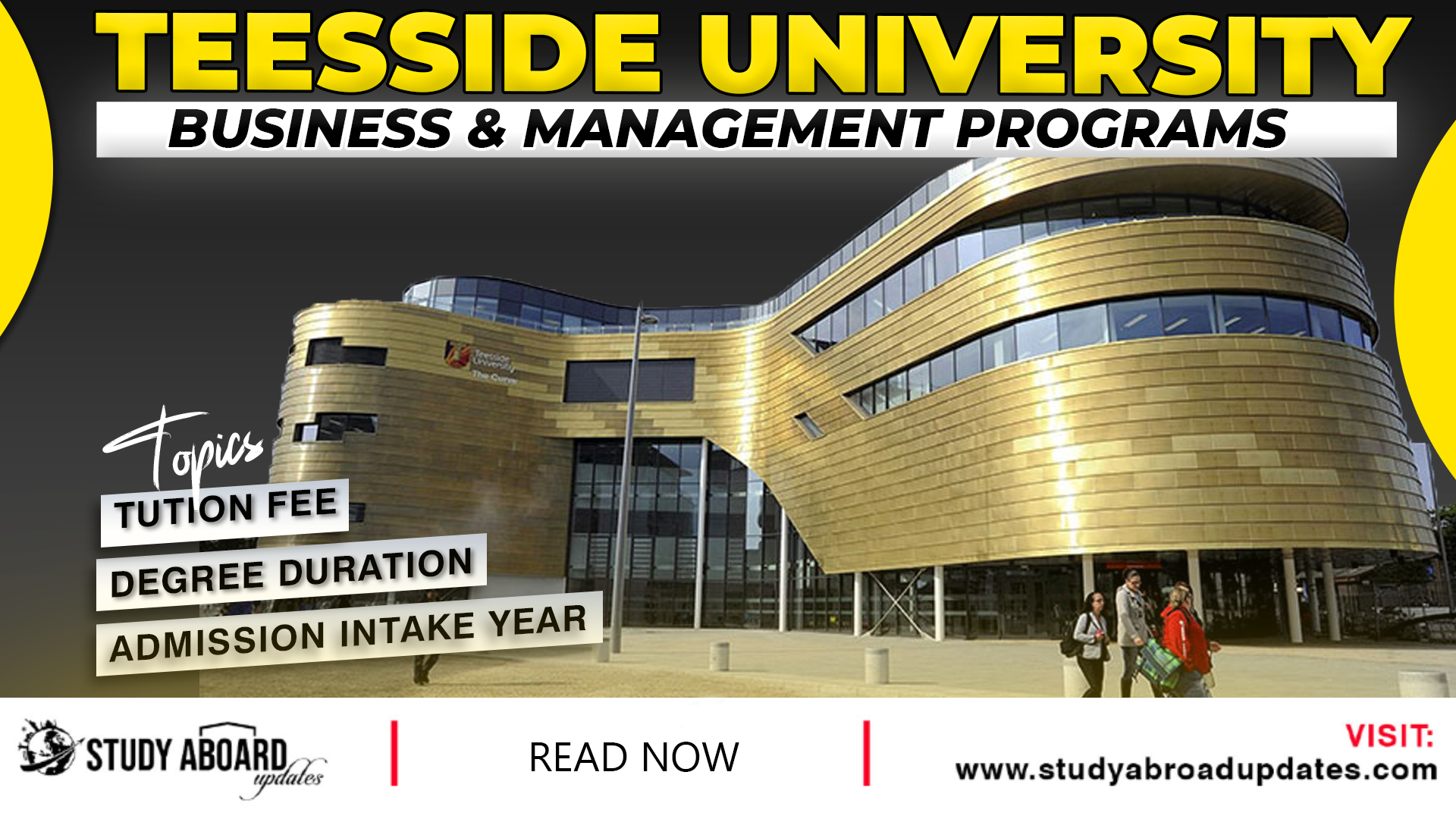 Teesside University Business & Management Programs