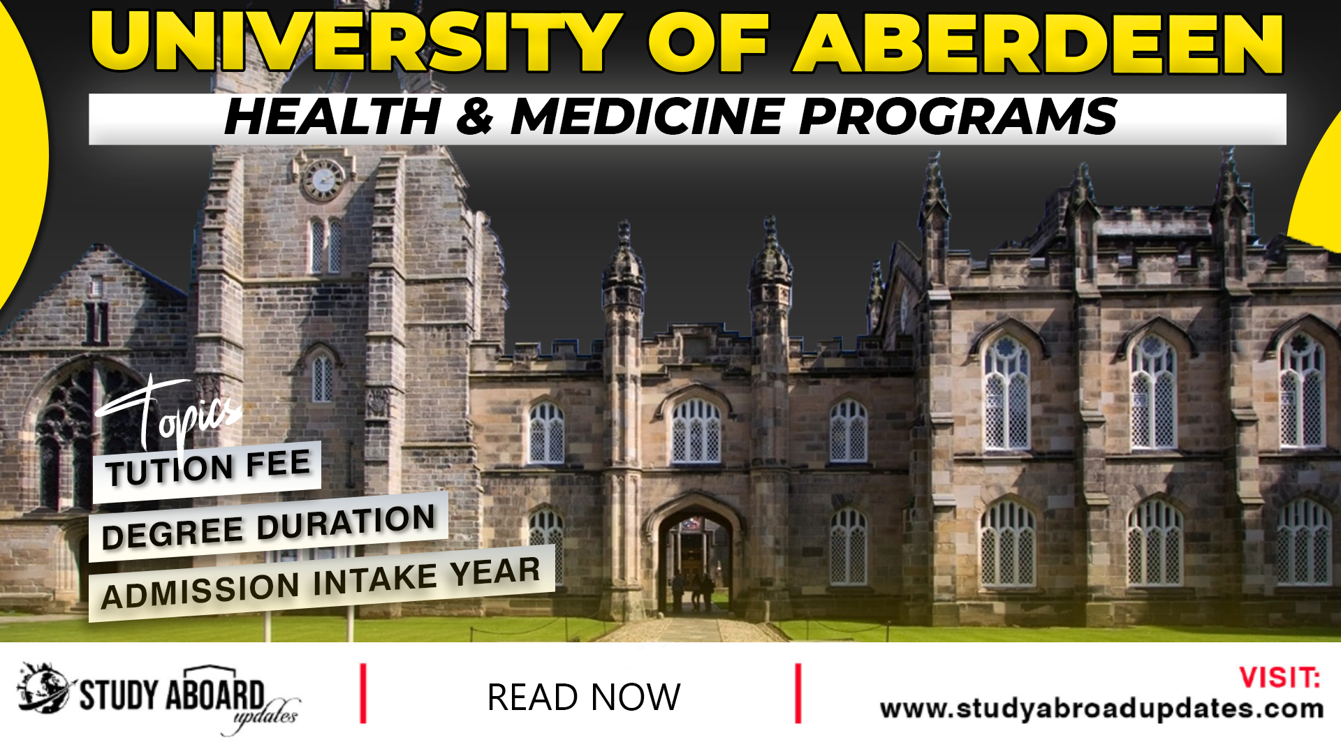 University of Aberdeen Health & Medicine Programs