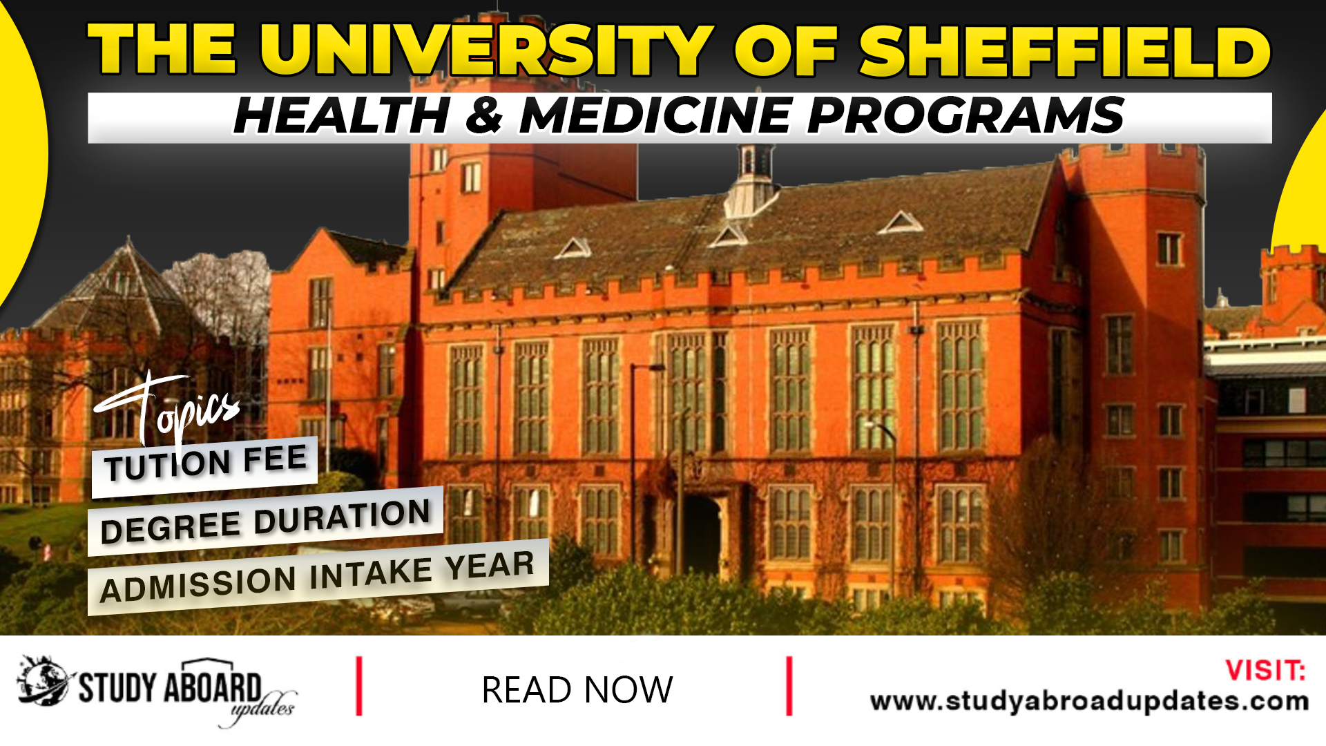 The University of Sheffield Health & Medicine Programs