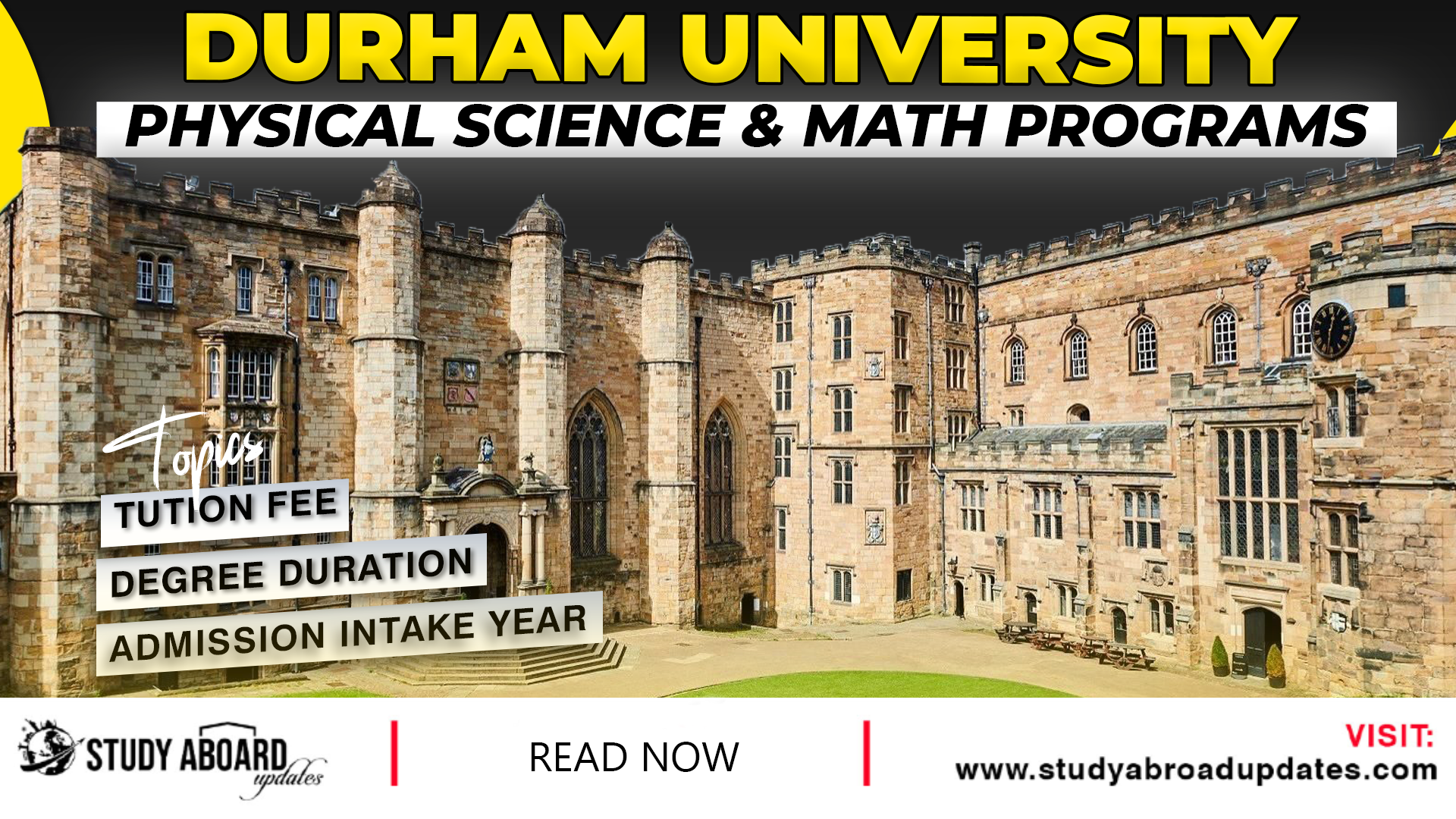 Durham University Physical Science & Math Programs
