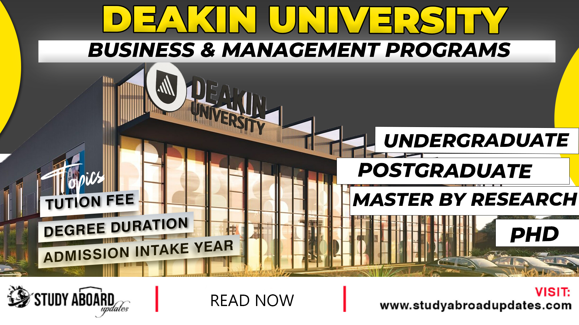 Deakin University Business & Management Programs