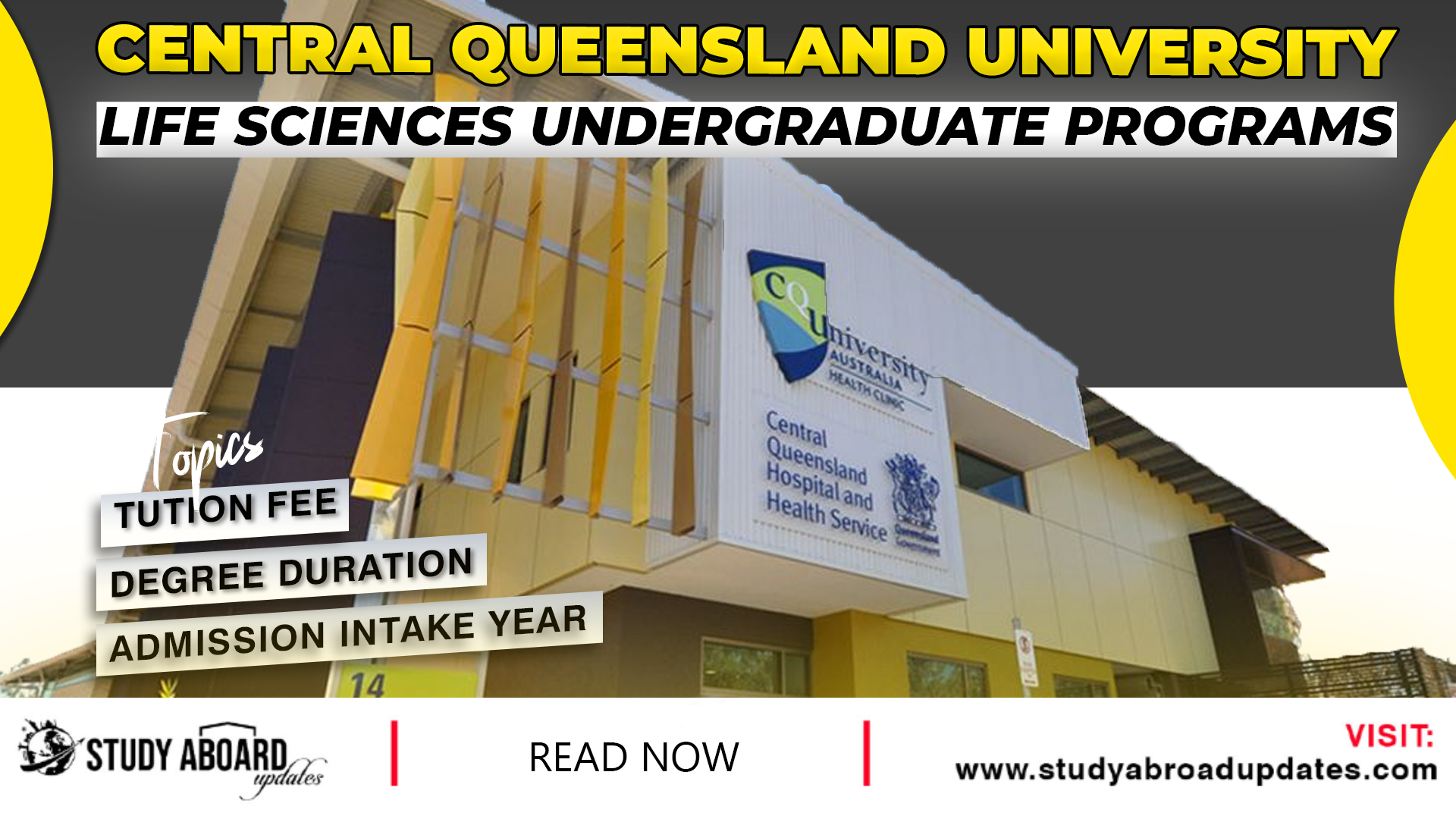 Central Queensland University Life Sciences Programs