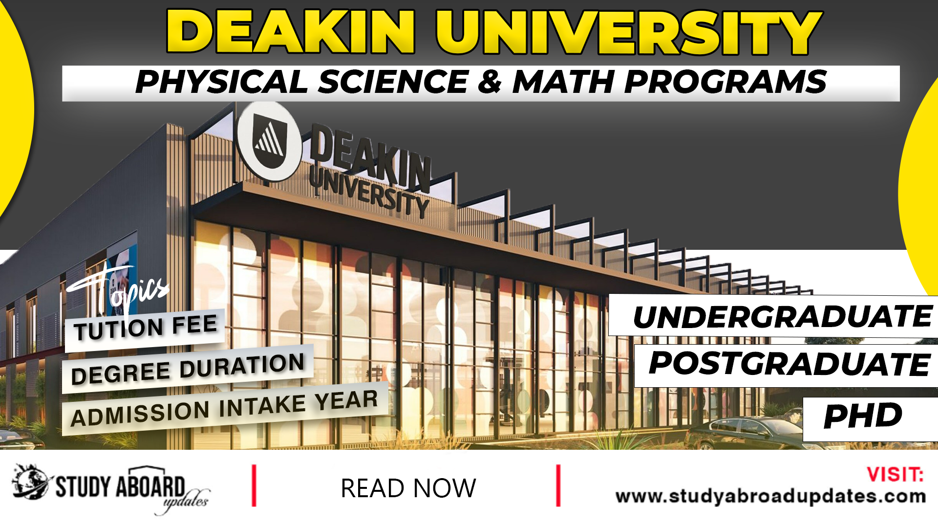 Deakin University Physical Science & Math Programs