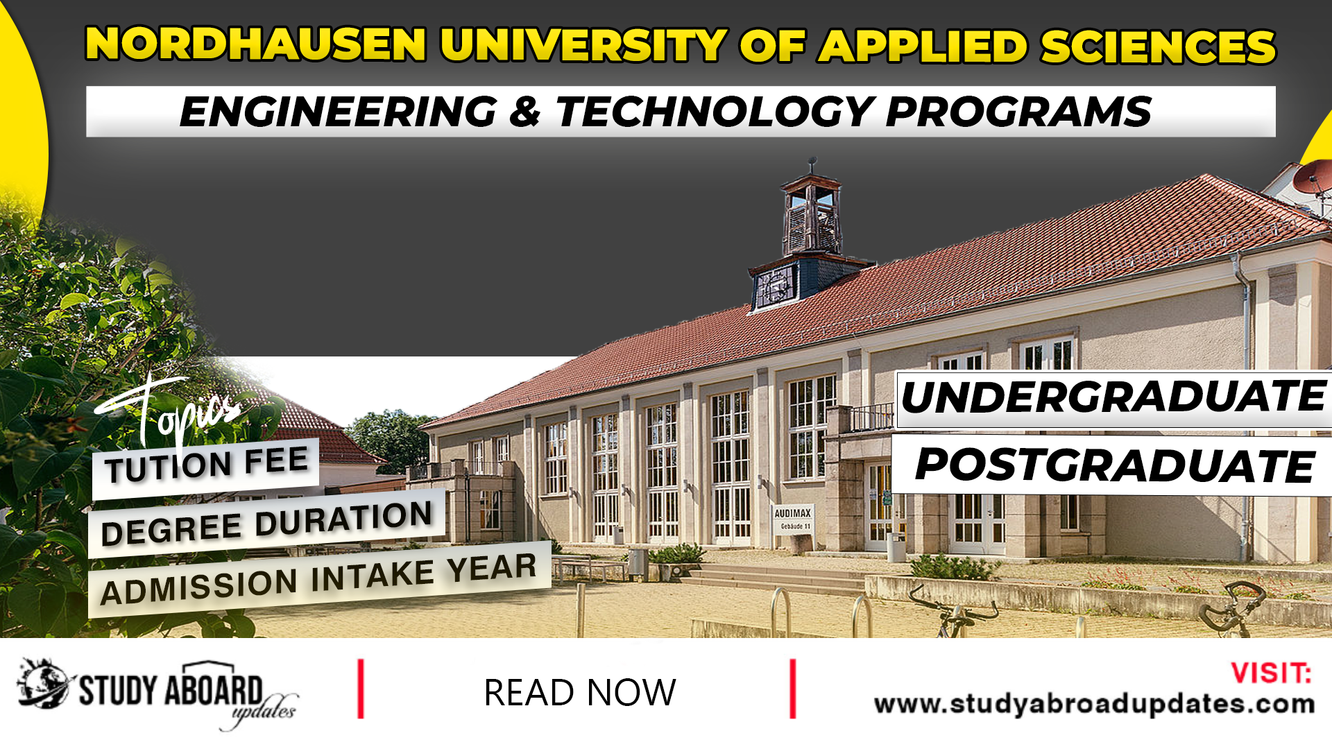 Nordhausen University of Applied Sciences Engineering & Technology Programs