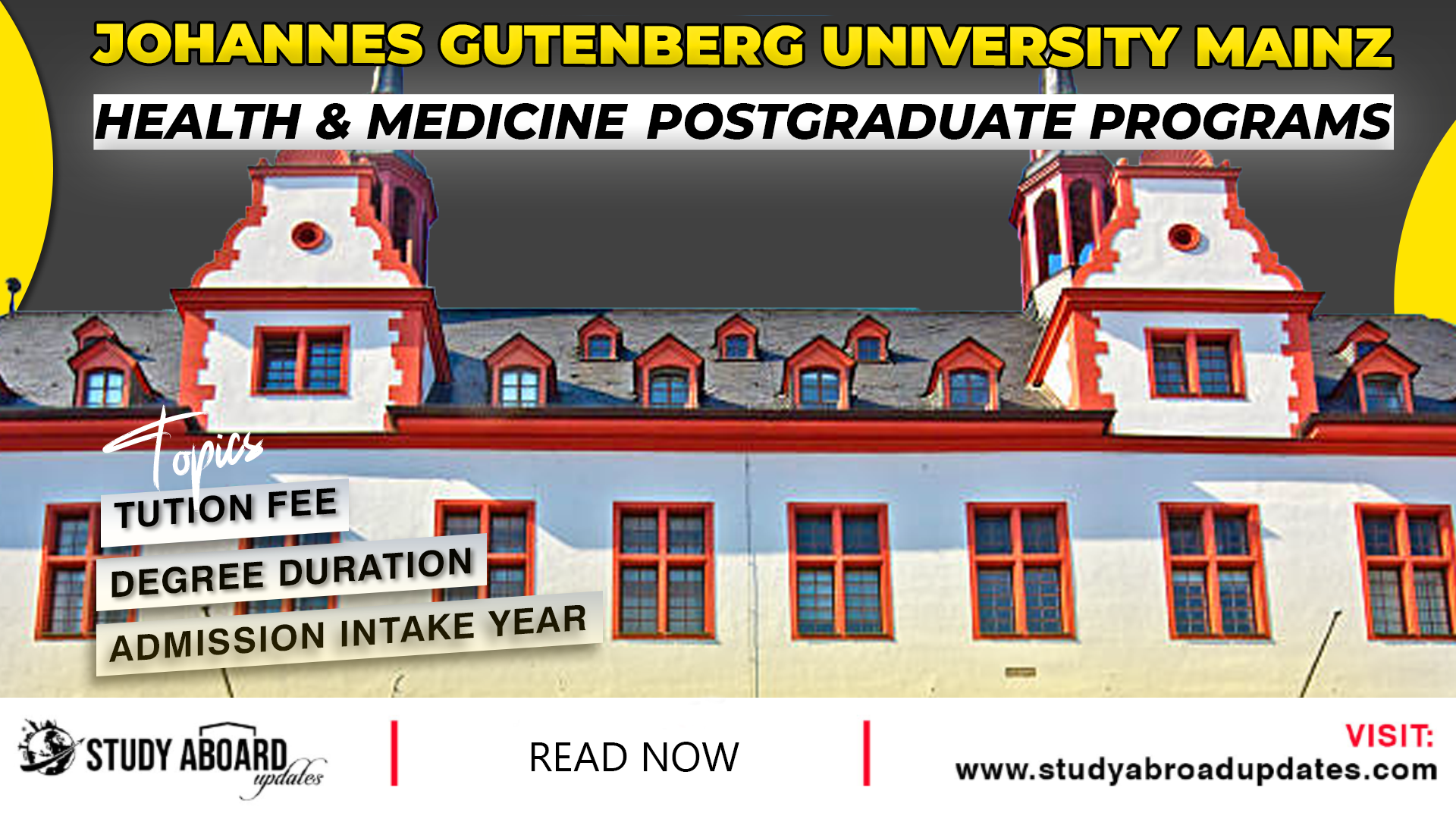 Johannes Gutenberg University Mainz Health & Medicine Programs
